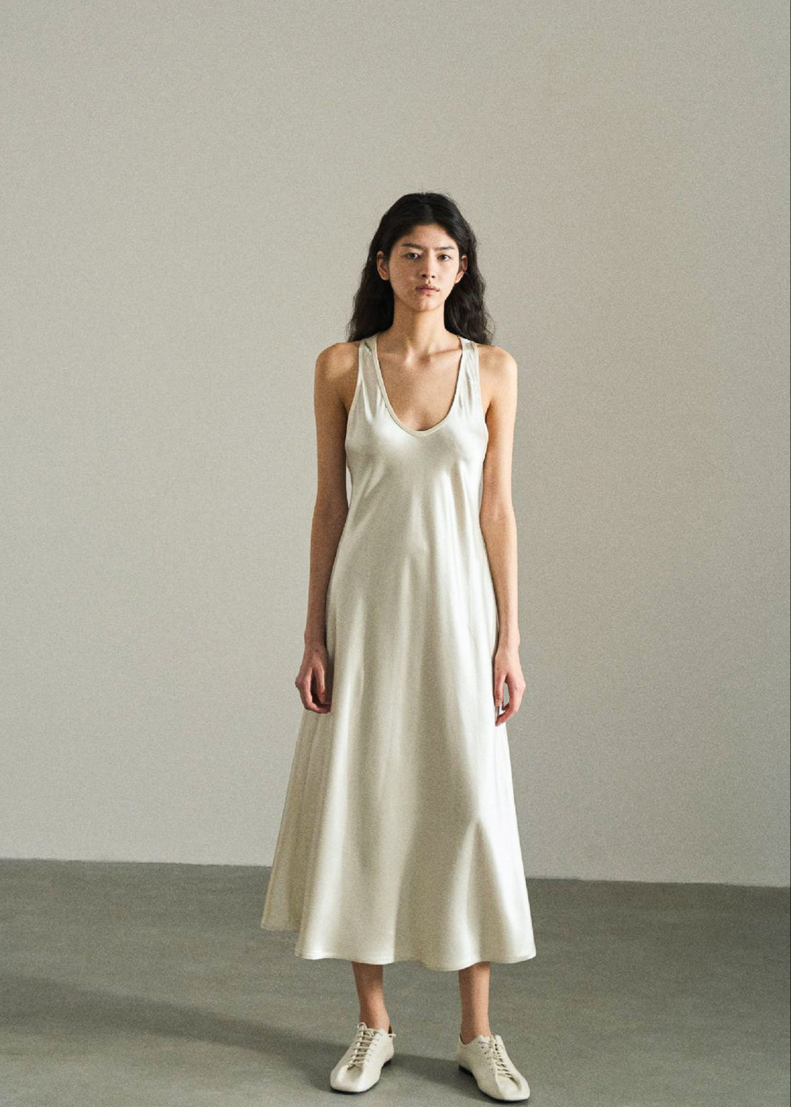 Acetate Scoop Neck Slip Dress – Juniper Theory