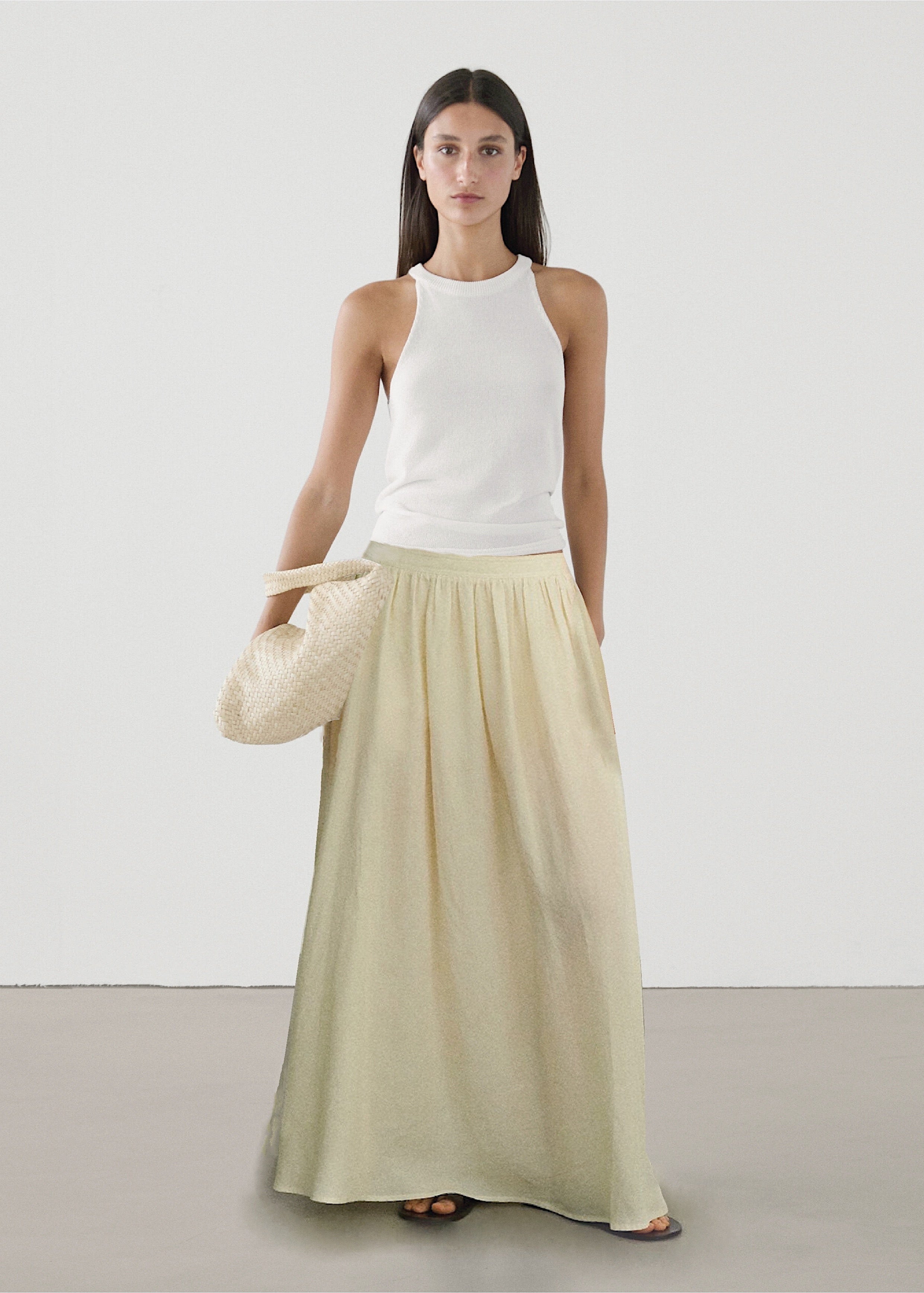 Lyocell Linen Blend Skirt – Juniper Theory